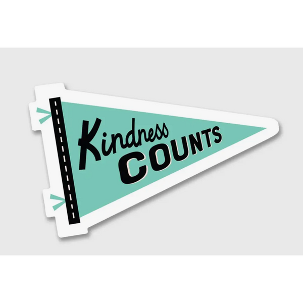 Kindness Counts Sticker - Decorative Laptop & Water Bottle Sticker ...