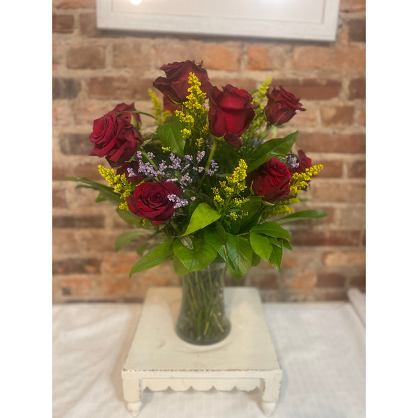 One Dozen Red Roses - Fresh Cut Bouquet | Parkville Delivery